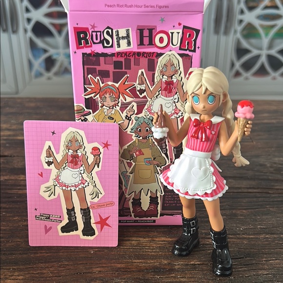 POP MART | Art | Pop Mart Peach Riot Rush Hour Poppy Ice Cream ...